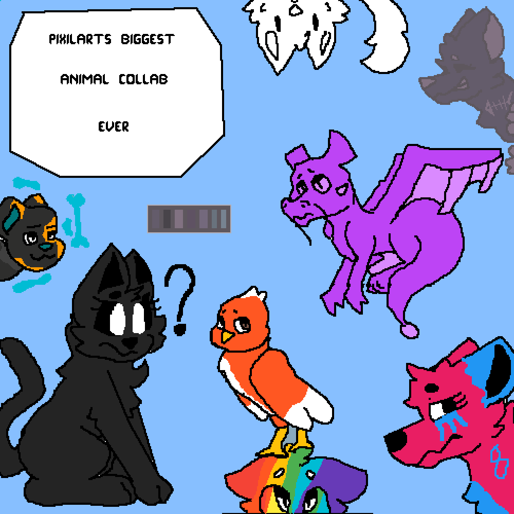 Editing animals - Free online pixel art drawing tool - Pixilart