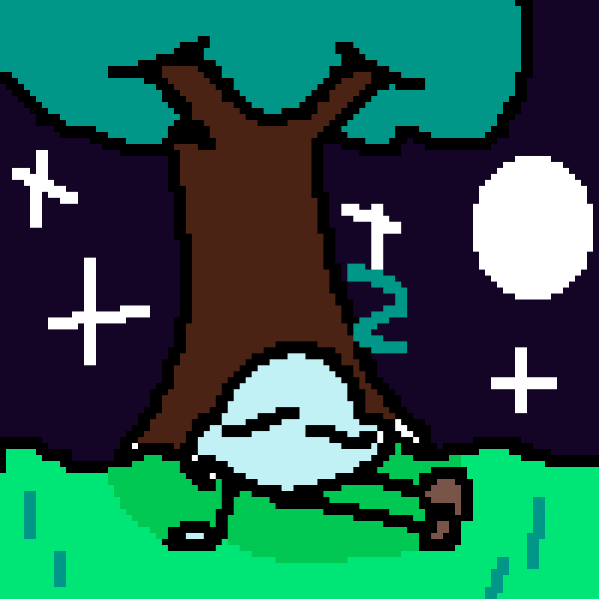 Edición good night - Herramienta gratuita de dibujo en línea de pixel ...