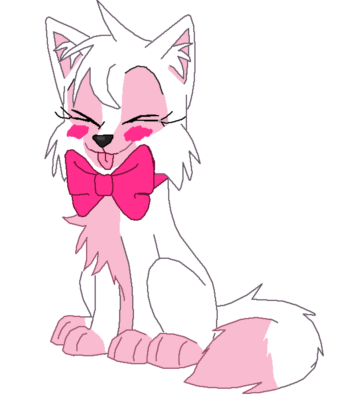 Pixilart - funtime foxy cute by greggmog