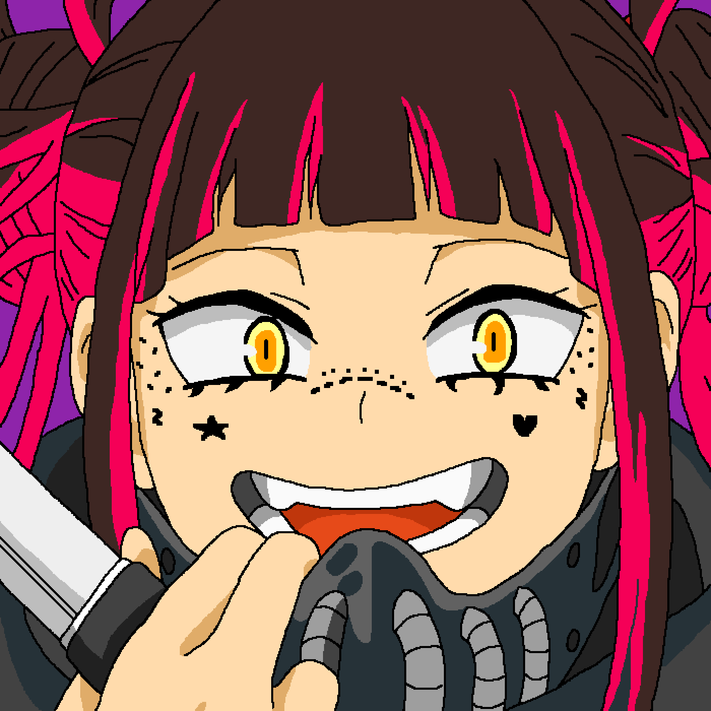 Pixilart - Himiko Toga Base by LightningPotato