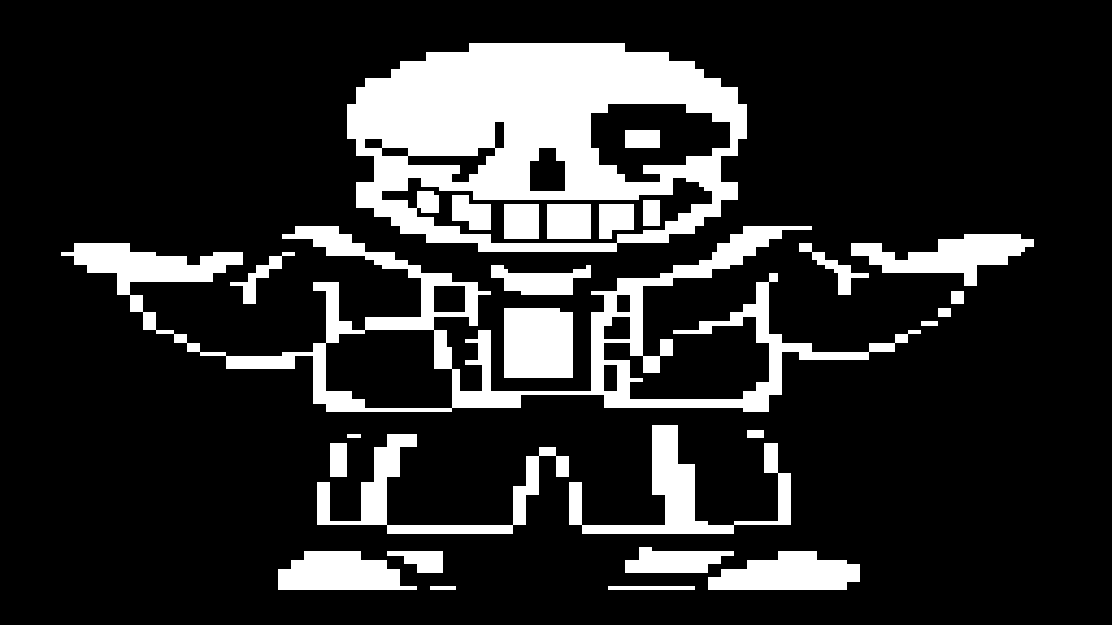 Editing Sans from Undertale - Free online pixel art drawing tool - Pixilart