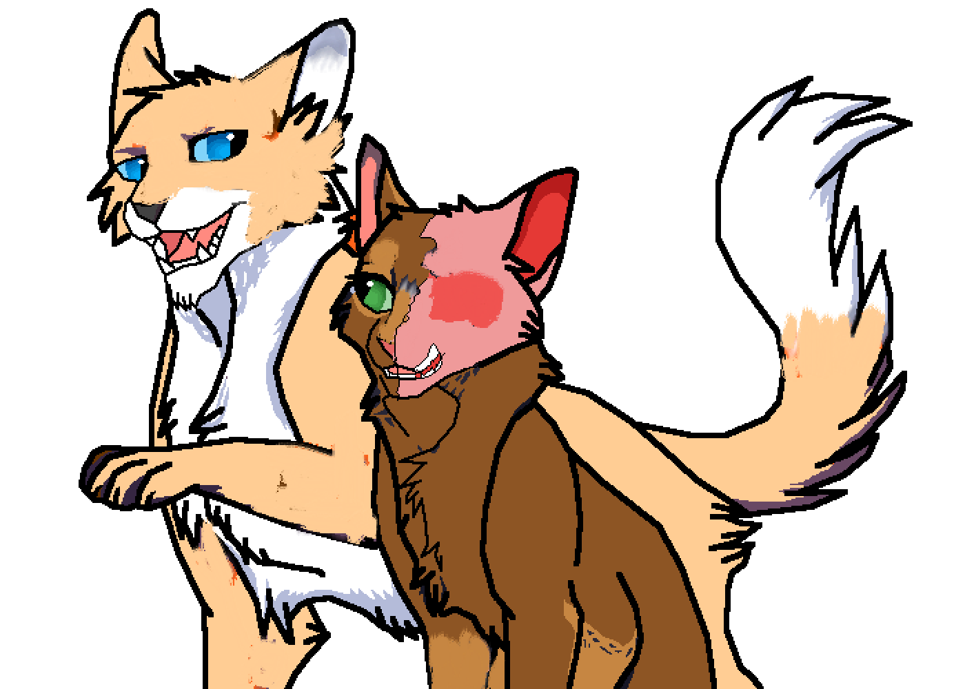 Pixilart - Oak Pelt x claw heart by Lps-star