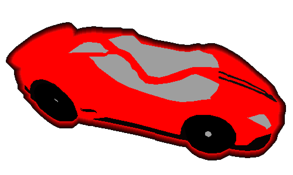 Pixilart - red lambo by UnnamedRacing