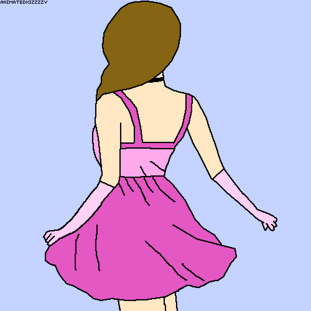 Editing Girl in a dress - Free online pixel art drawing tool - Pixilart
