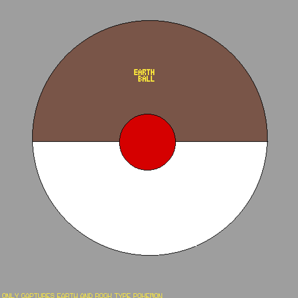 Pixilart - My Earth Pokeball by S1GMAG4M3R