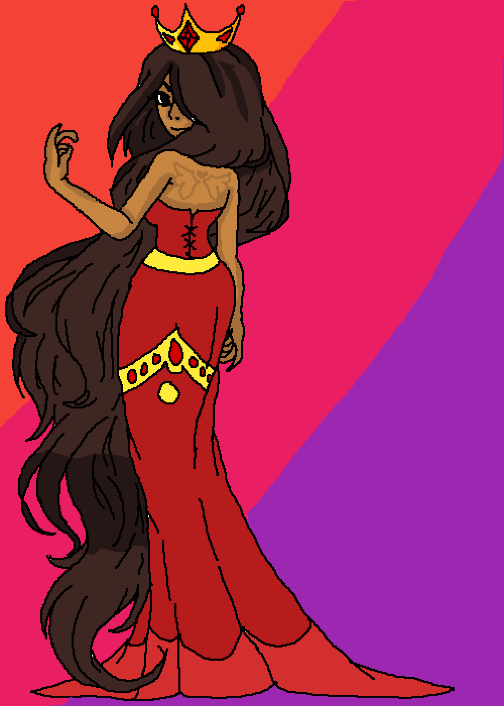 Pixilart - princess frisk by fandomcolors