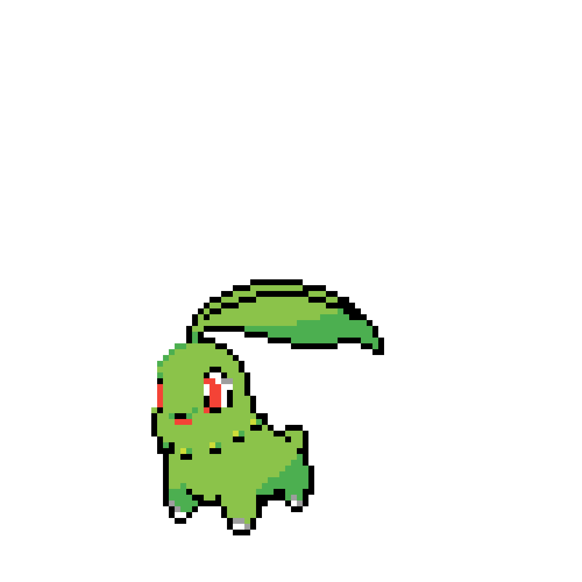 Chikorita Pixel Art By