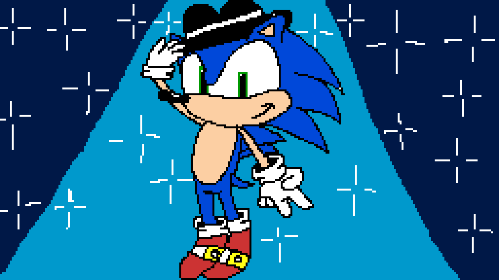 Pixilart - Sonic MJ by Anonymous