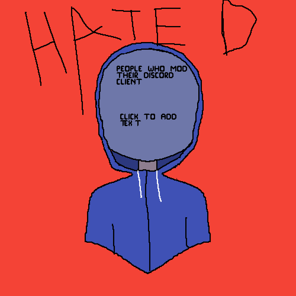 Editing discord meme - Free online pixel art drawing tool - Pixilart