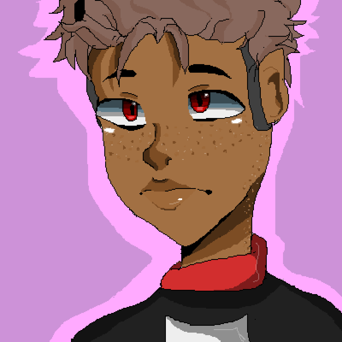 Pixilart - static as a human by theanimediamond