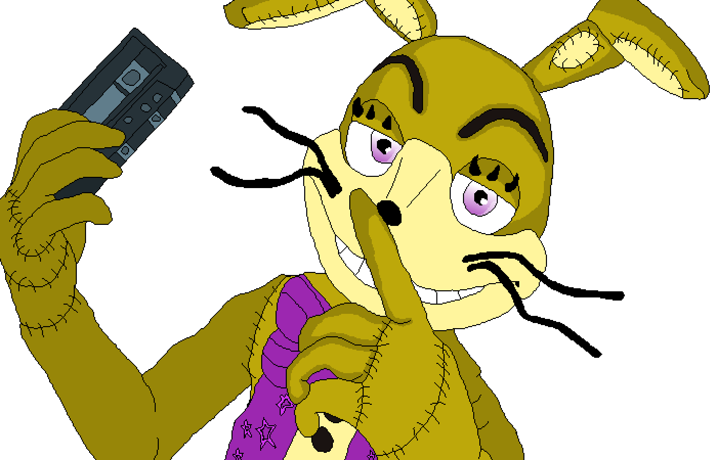 Pixilart - Glitchtrap WIP 3 by SpecterSkull