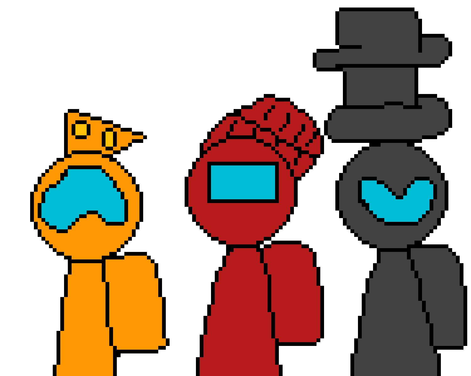 Pixilart - Game toons characters by calvinmatters23