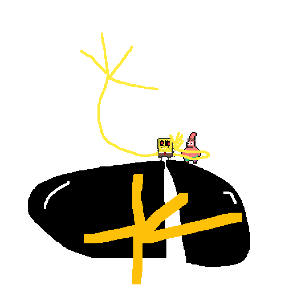 Pixilart - slendybob kills patrick by Art-Man