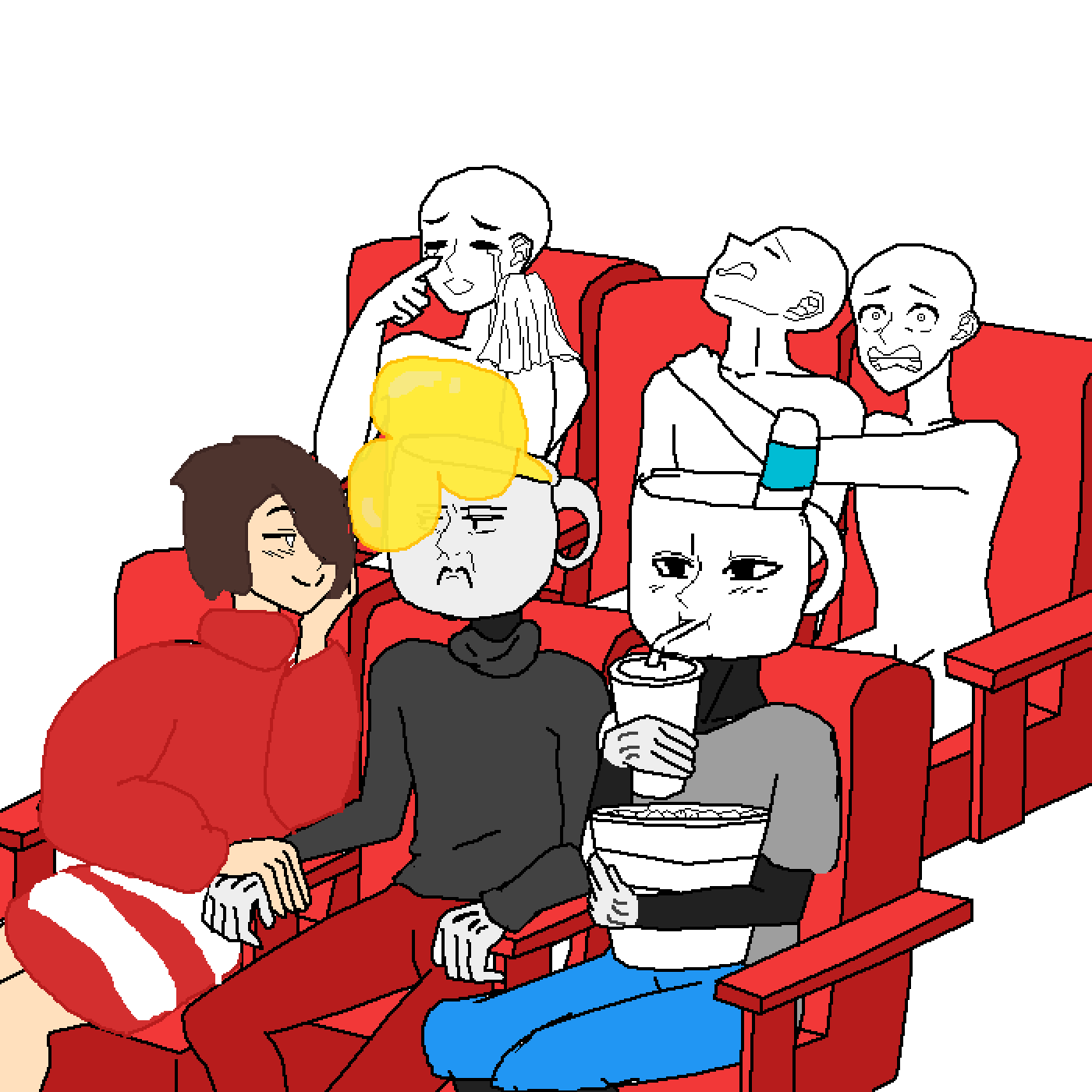 Editing movie theaters - Free online pixel art drawing tool - Pixilart