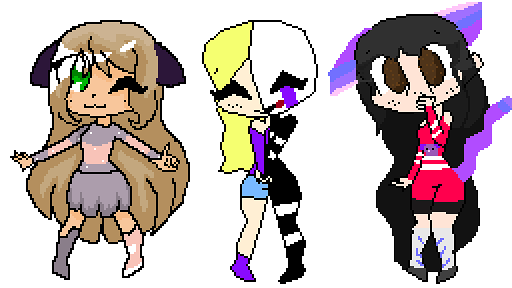 Pixilart - Chibi Girl Collab!!! by LiliTear