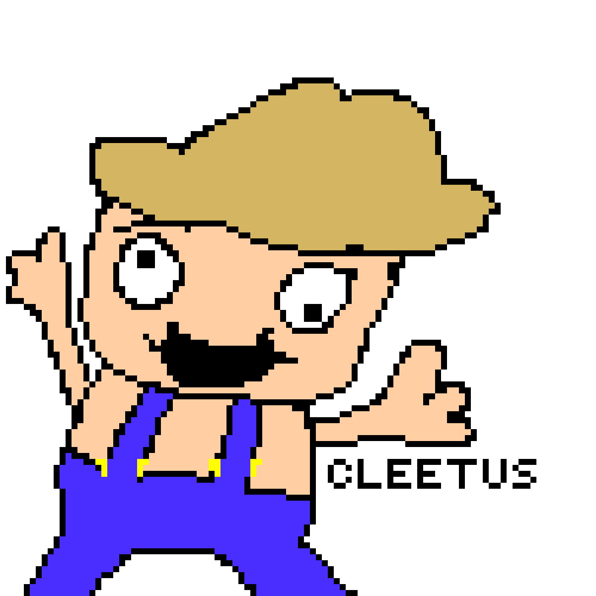 Pixilart - Cleetus the cowboi by Lavernesses
