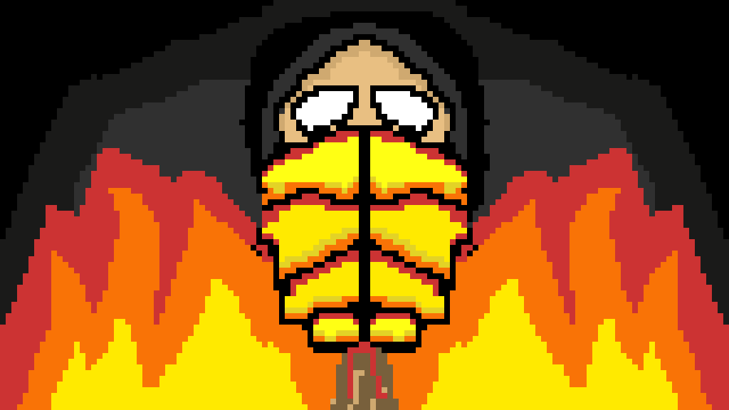 Editing Scorpion (MORTAL KOMBAT) - Free online pixel art drawing tool ...