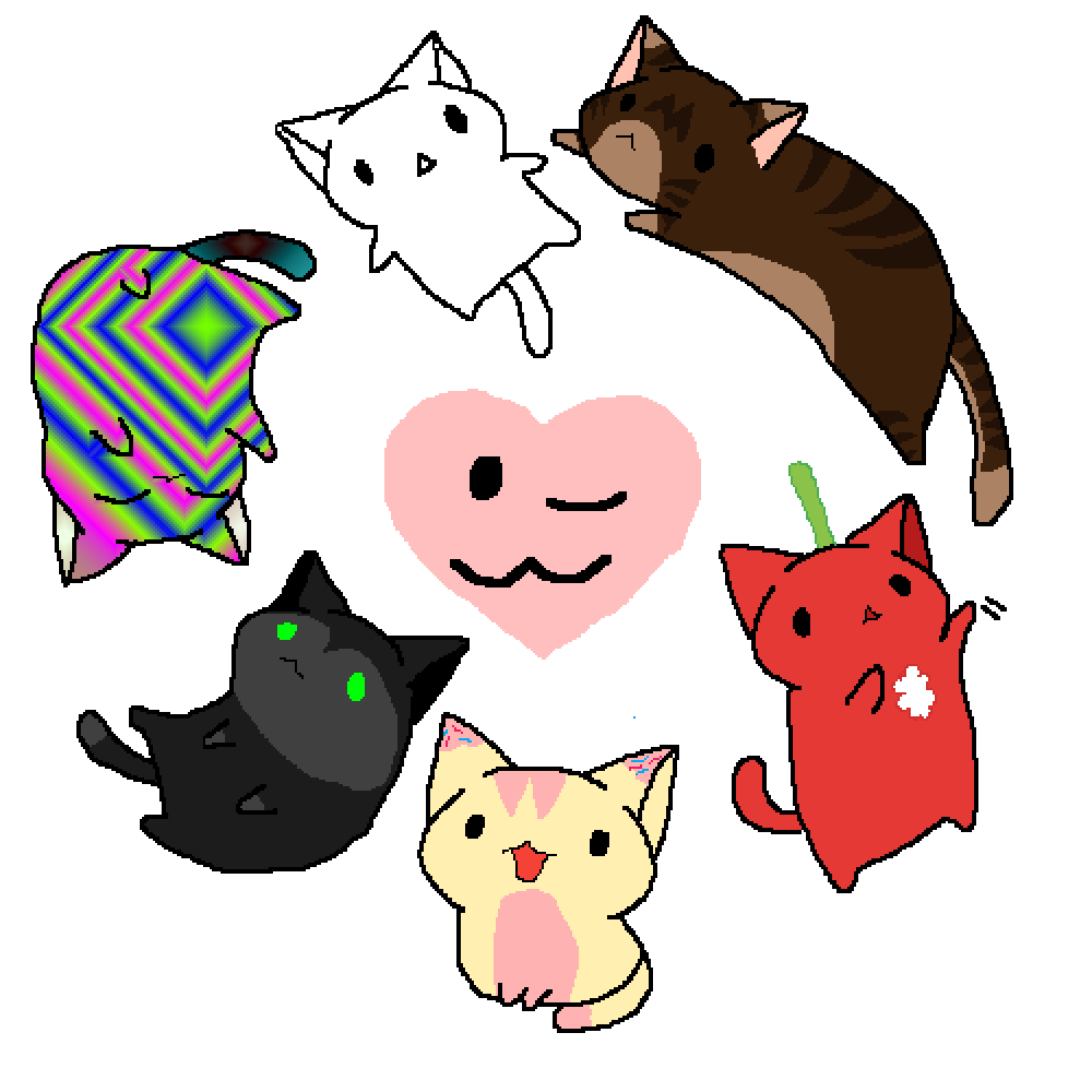 Editing CATS - Free online pixel art drawing tool - Pixilart