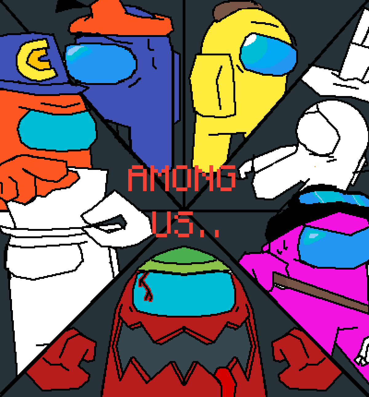 Pixilart - Among Us by RowRow101