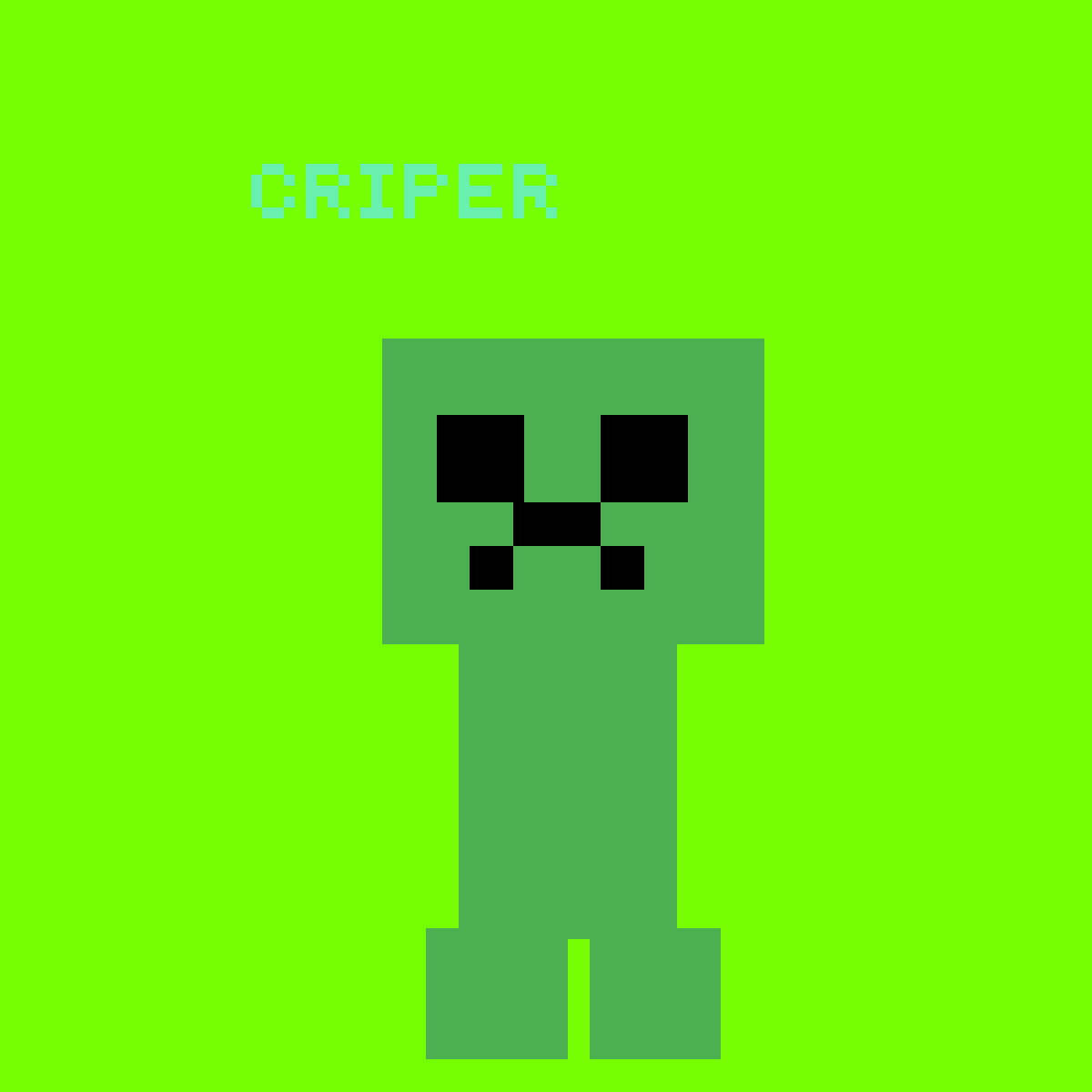 Pixilart - criper by MeGustaDibujar