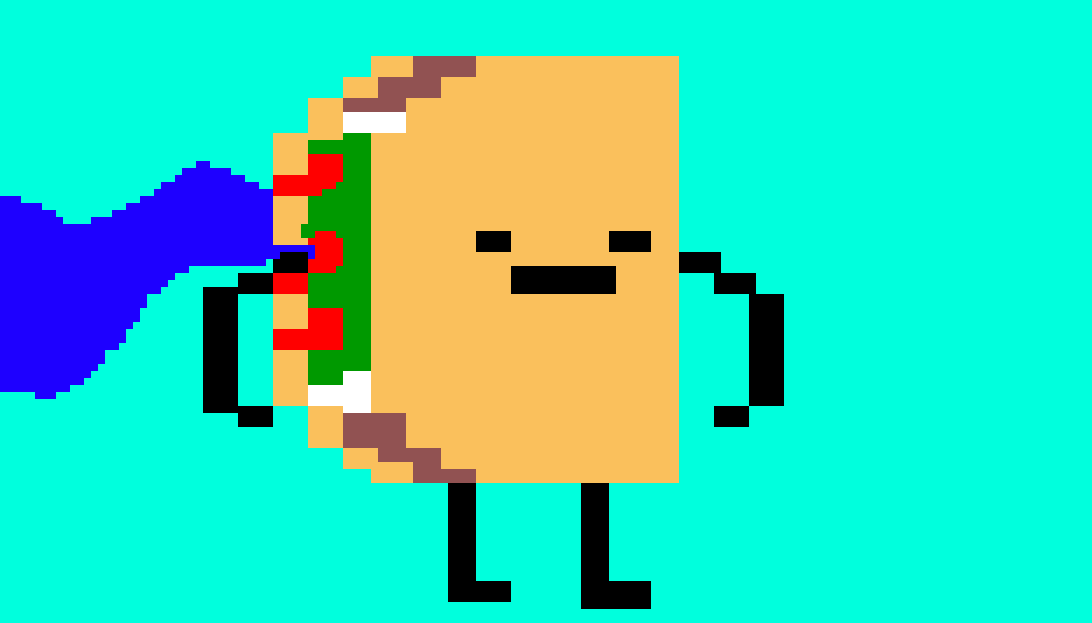 Pixilart - Taco man by BlueCat