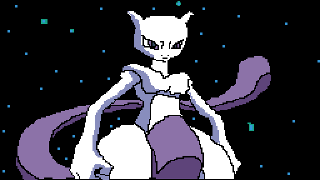 Pixilart - MewTwo by DefaultC