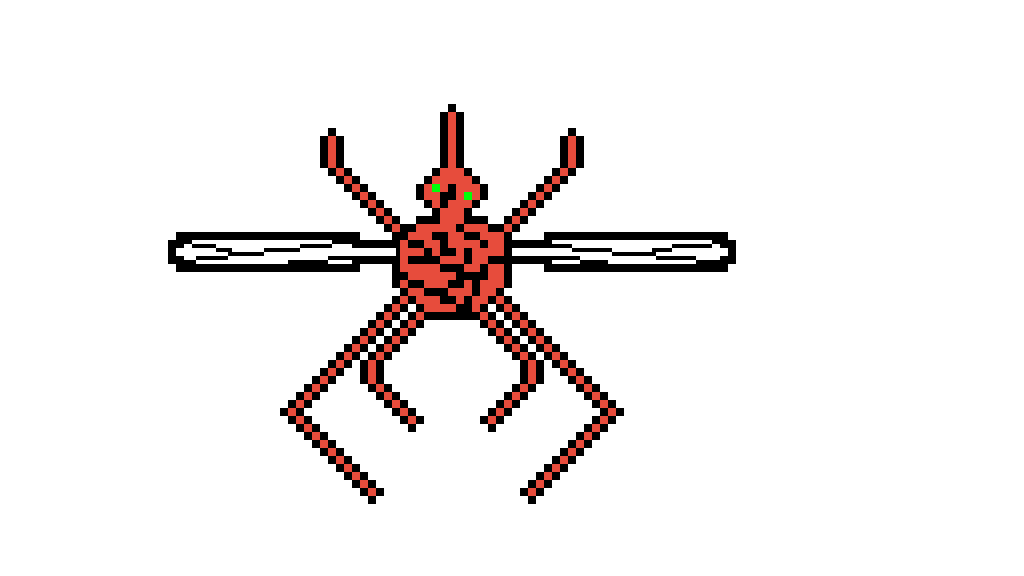 Editing Mosquito Sprite 3 - Free online pixel art drawing tool - Pixilart