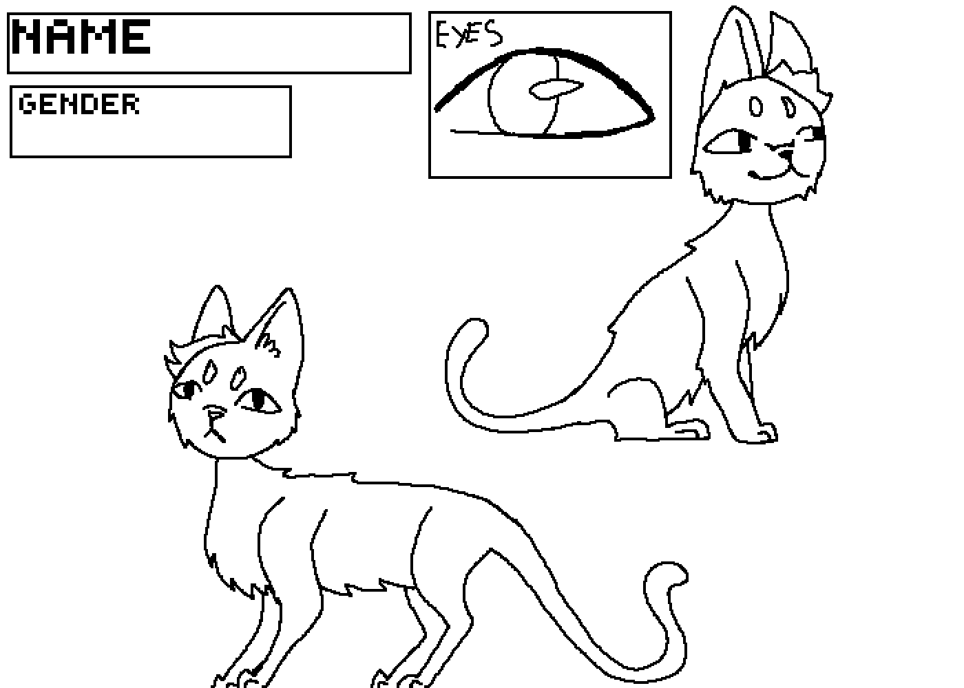 Cat Ref Sheet