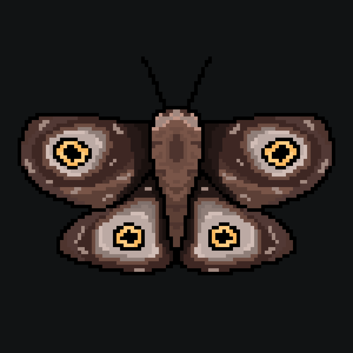 Pixilart - moth by carlxs