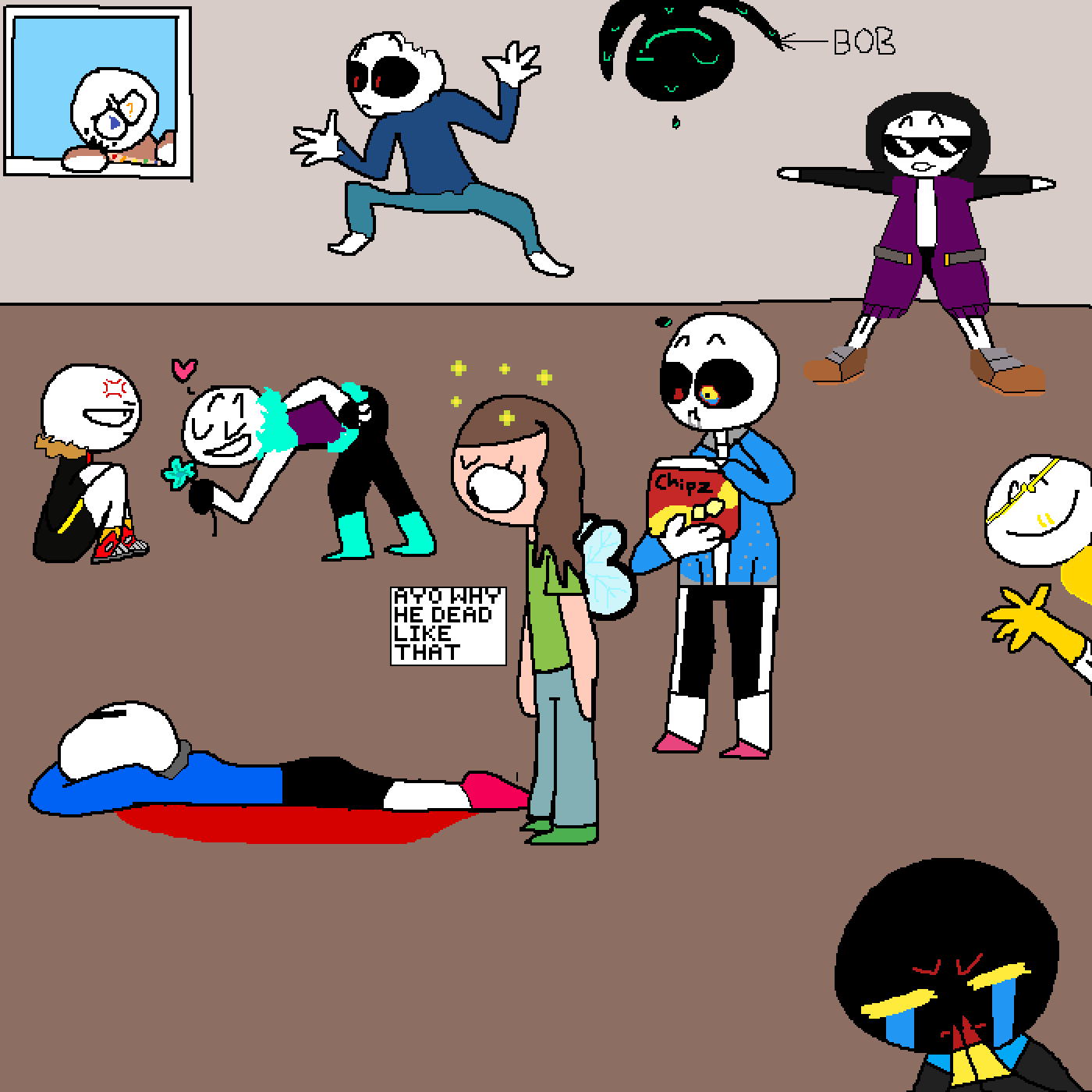 Editing Quick draw horroe - Free online pixel art drawing tool - Pixilart