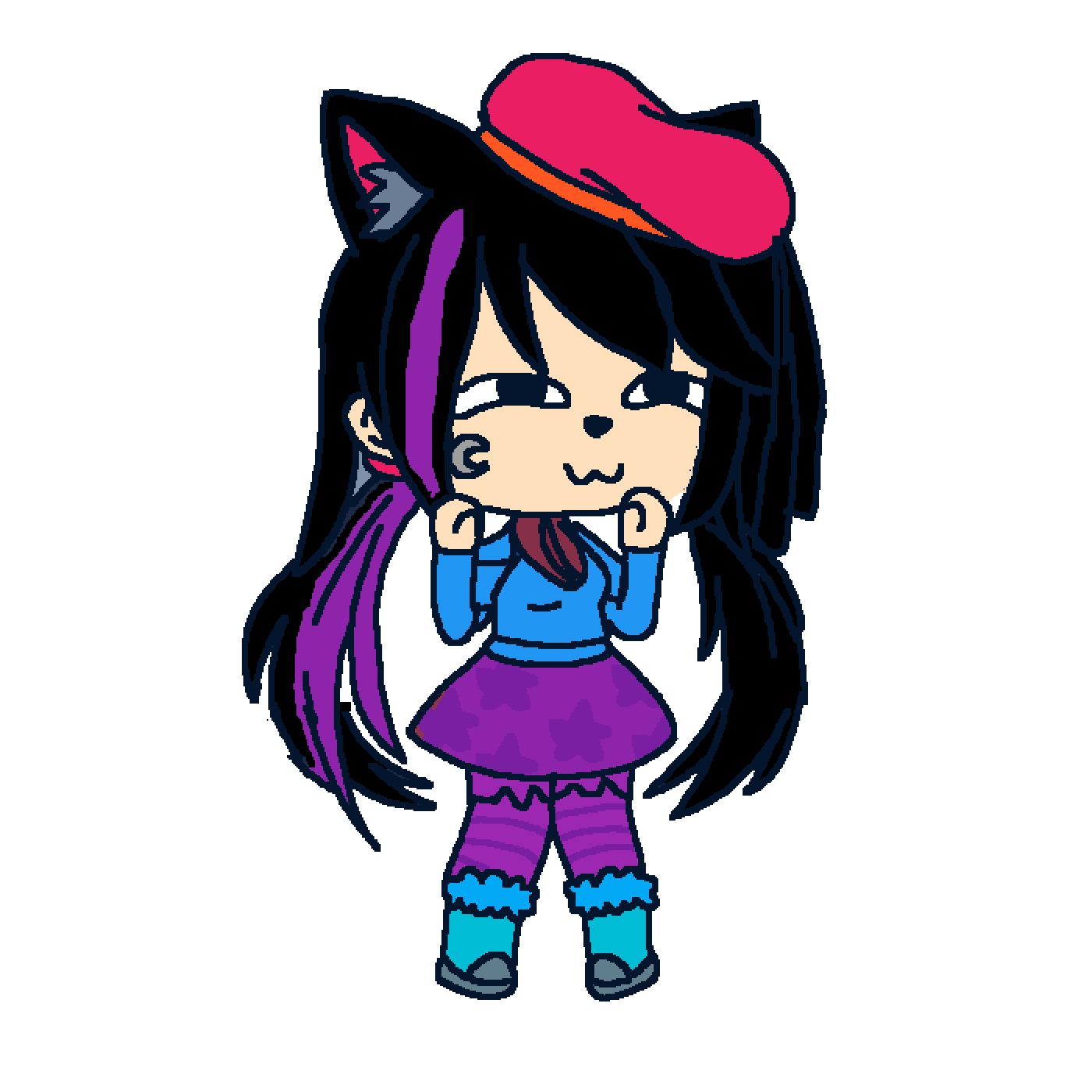 Editing gacha - Free online pixel art drawing tool - Pixilart