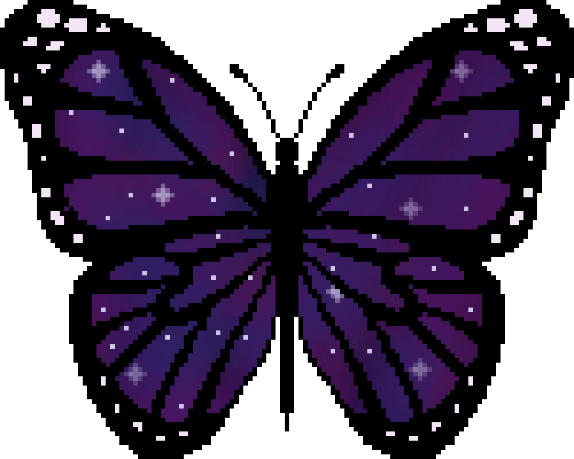 Pixilart - Galactic Butterfly by CoconutArt