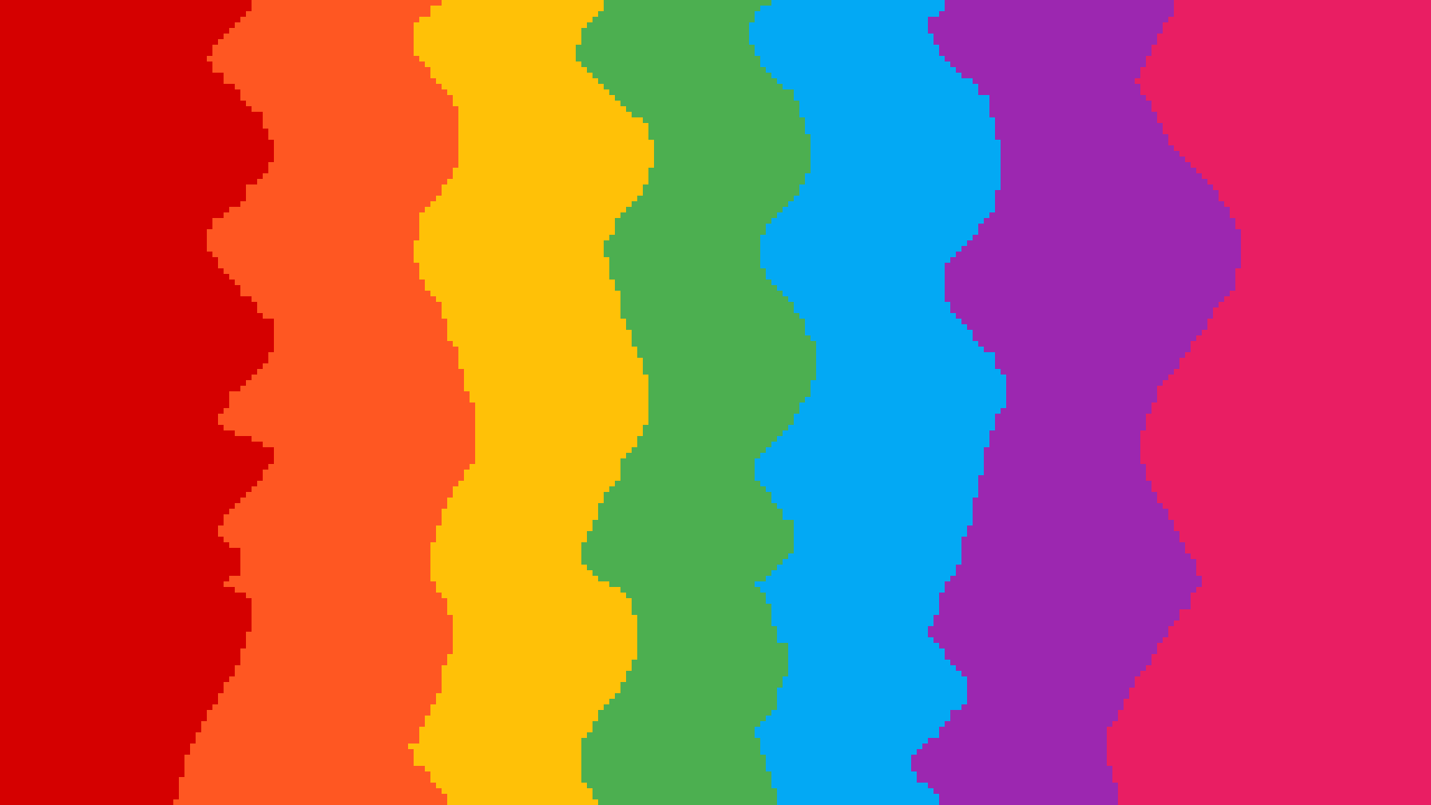 Pixilart - rainbow wave animation by Polar-bearWeWee