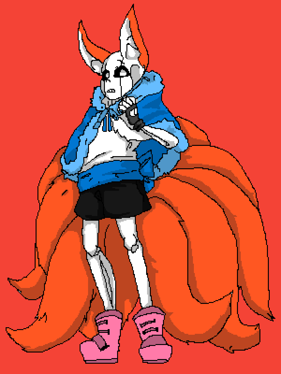 Pixilart - Fox sans :P by CUTEkittenGIRL