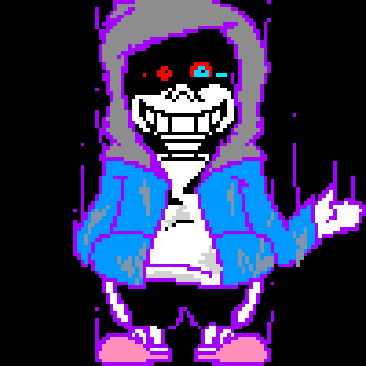 Pixilart - Hyper Dust Sans by DV-D