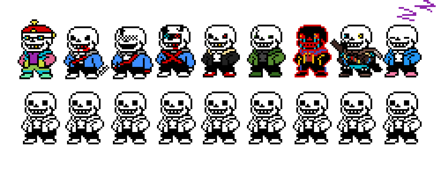 Pixilart - sleepy sans by luigi-gaming