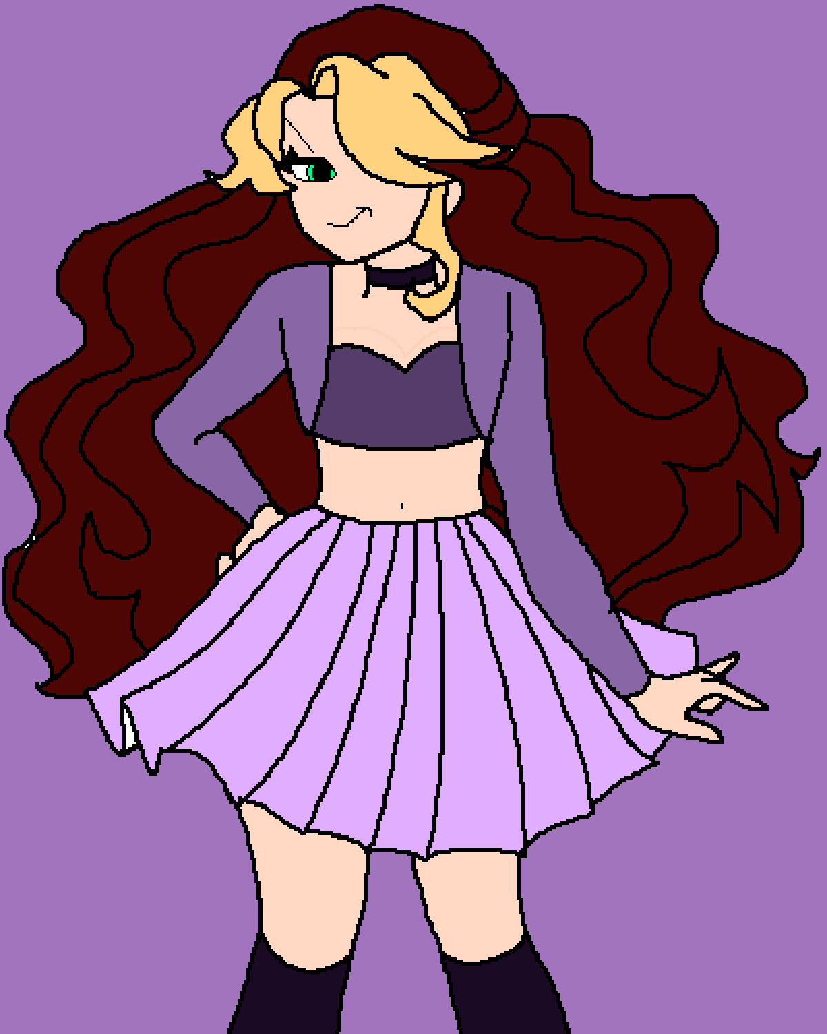 Pixilart - bratty rich girl by Maliyanis-art