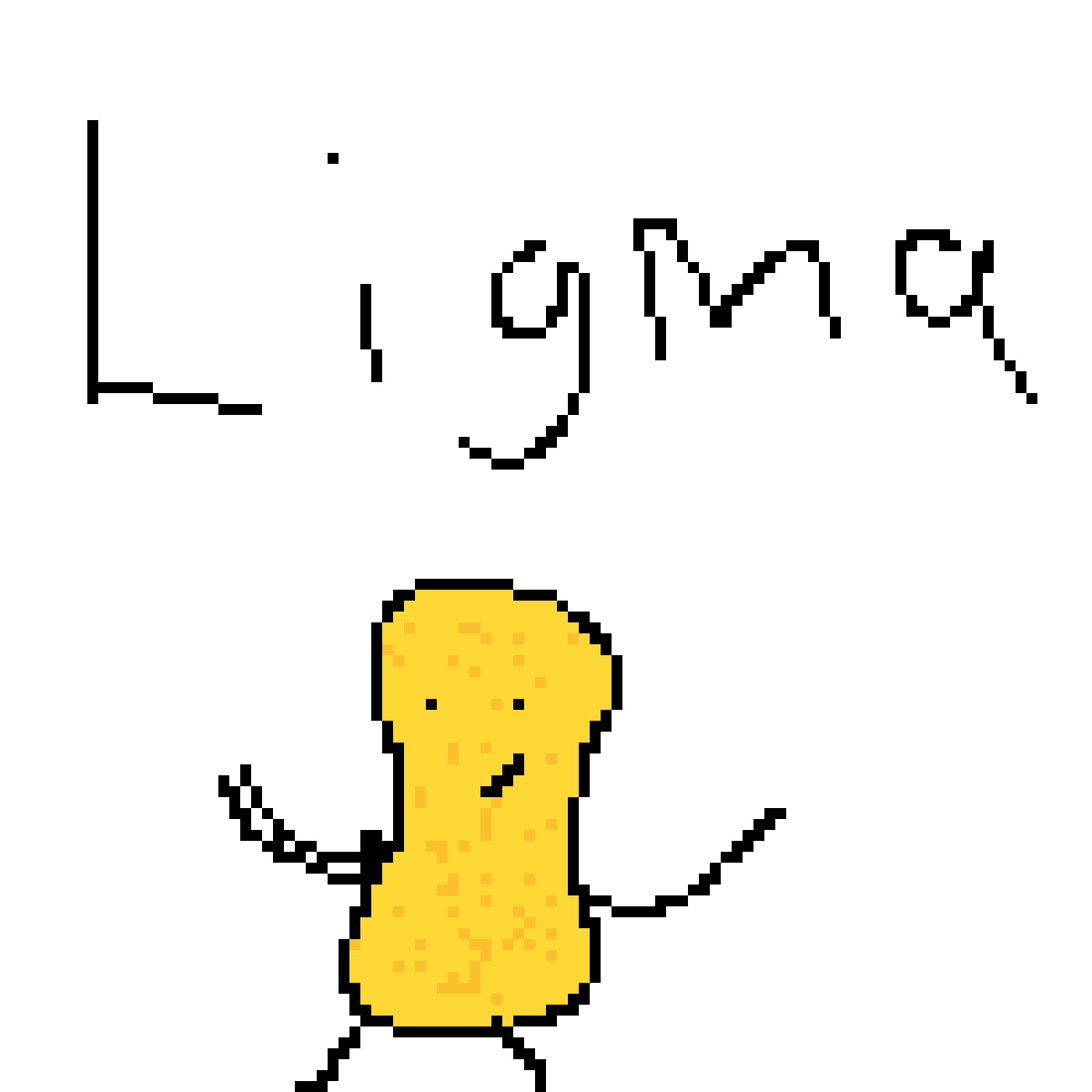 Pixilart - peanut ligma by SUGGKagami10