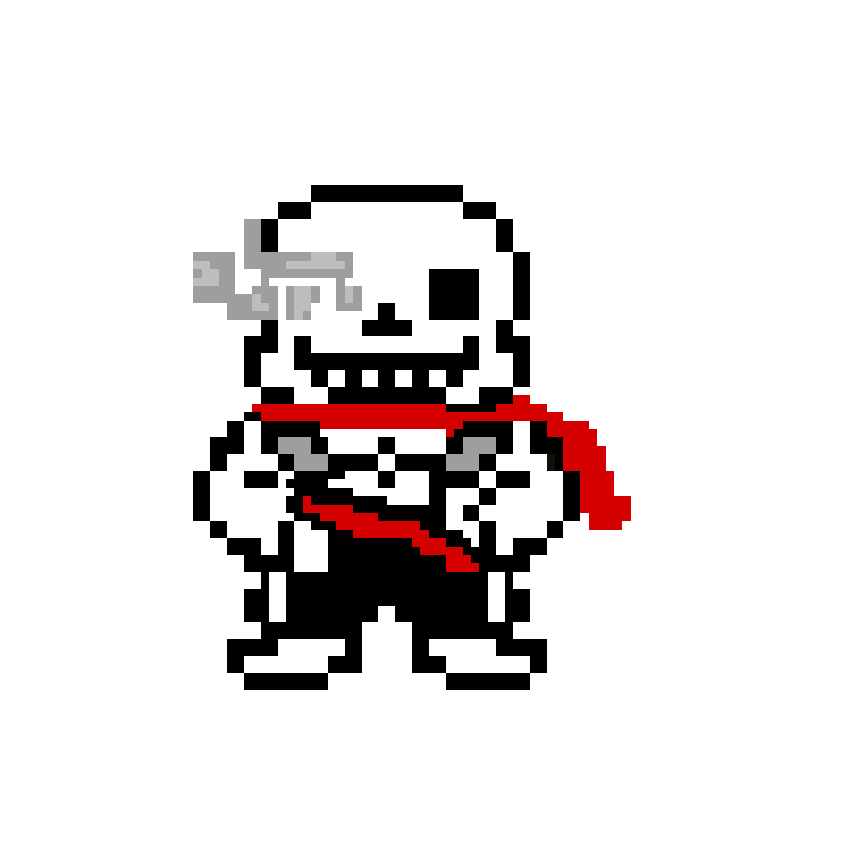 Pixilart - Aftertale Sans sprite by EpikNub