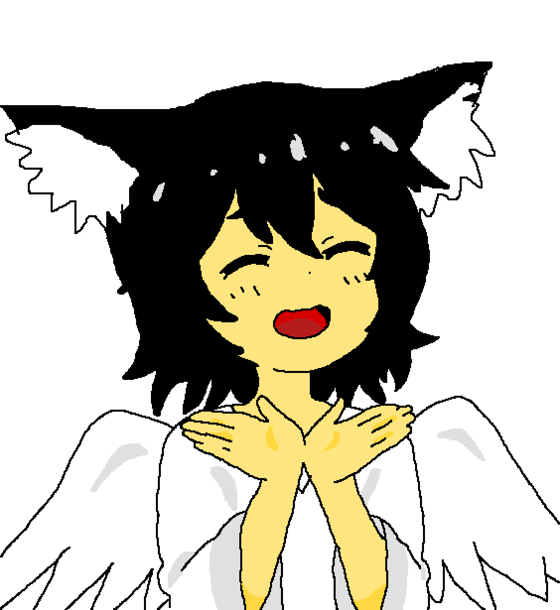 Pixilart - Fox Angel Child by haileymckenzie