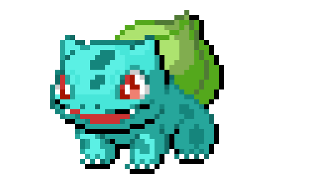 Editing Blinkin bulbasaur - Free online pixel art drawing tool - Pixilart
