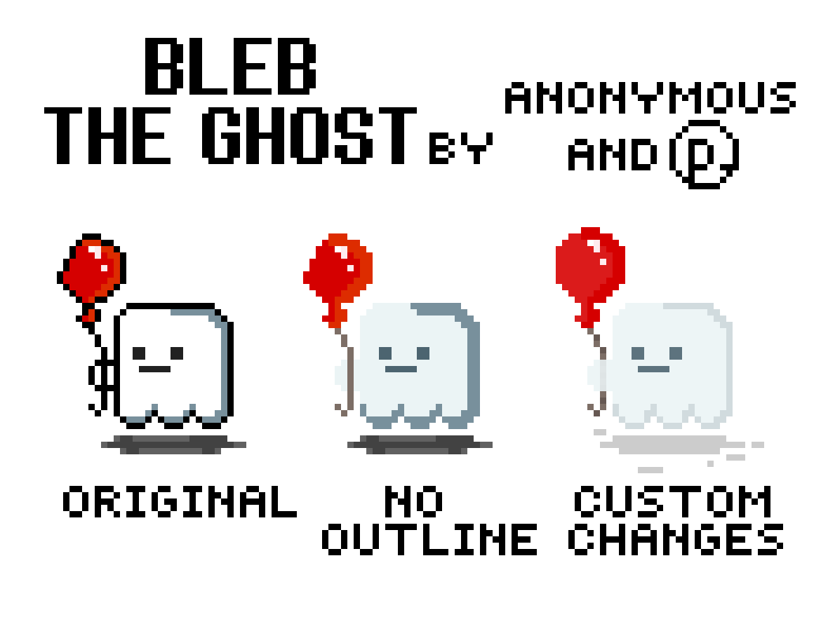 Pixilart - Pixil Pimp-Bleb the Ghost by ProphetOfGaster