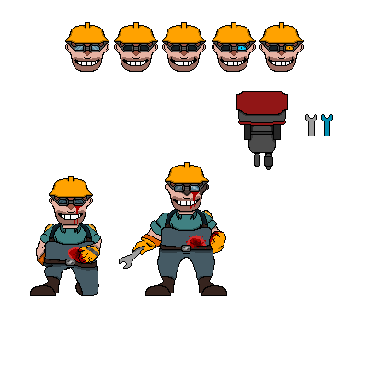 Pixilart - Dell sprite sheet by Sussysans