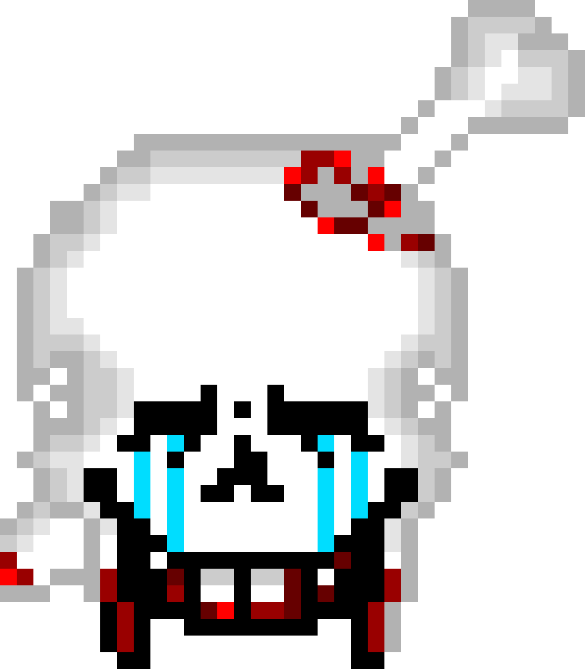 Pixilart - papyrus head by syno-aftertale