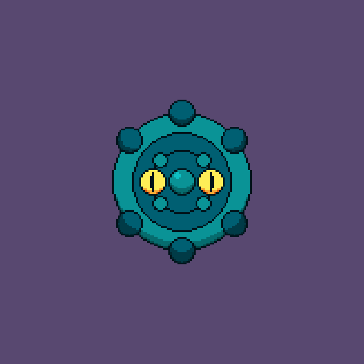 Pixilart - Bronzor used Psychic by Ga9