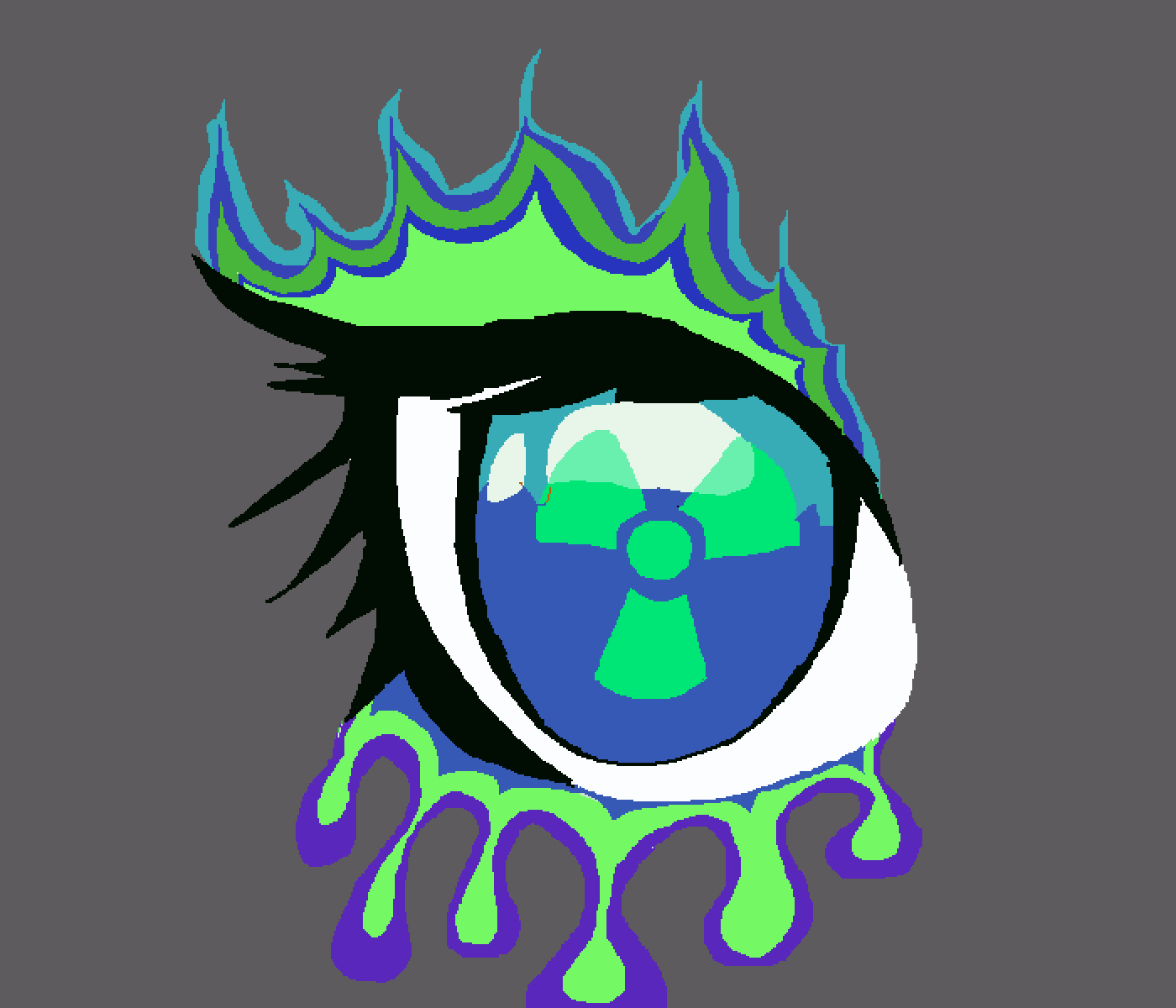 Pixilart - SeaWing eye by Dragonflame44