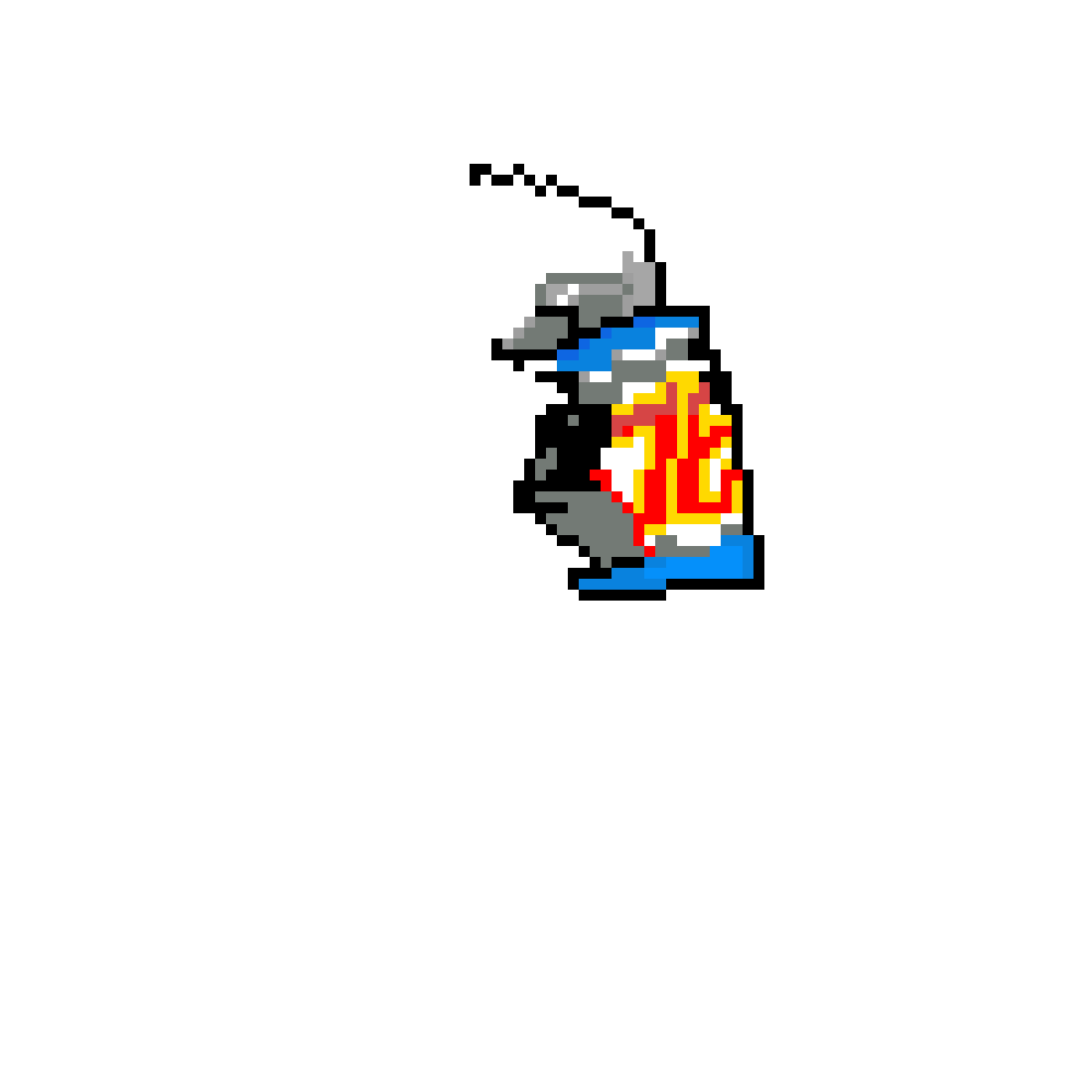 Editing Soldier 76 pixel art - Free online pixel art drawing tool ...
