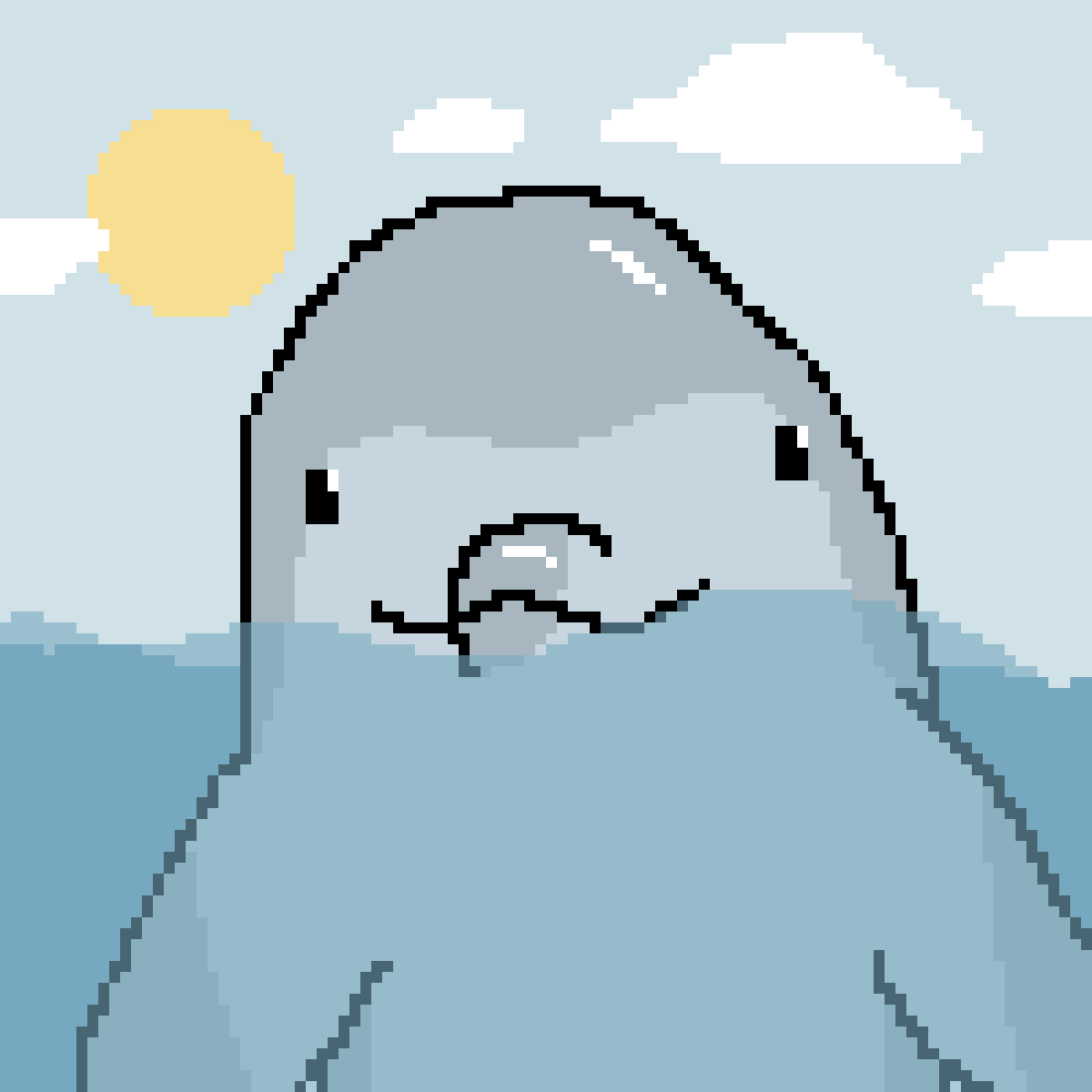 Pixilart - Dolphin by silkycatmeow