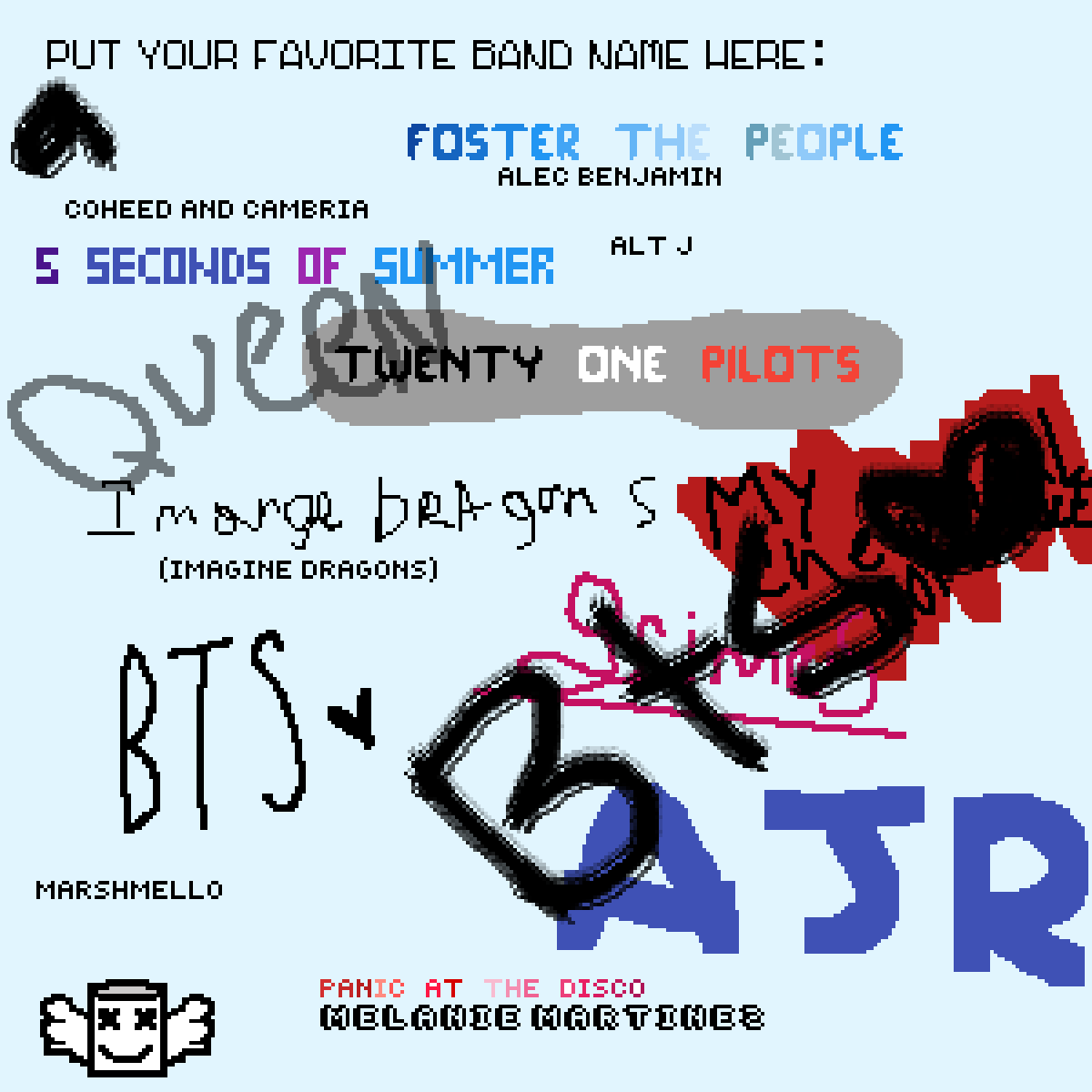 Editing alec benjamin - Free online pixel art drawing tool - Pixilart