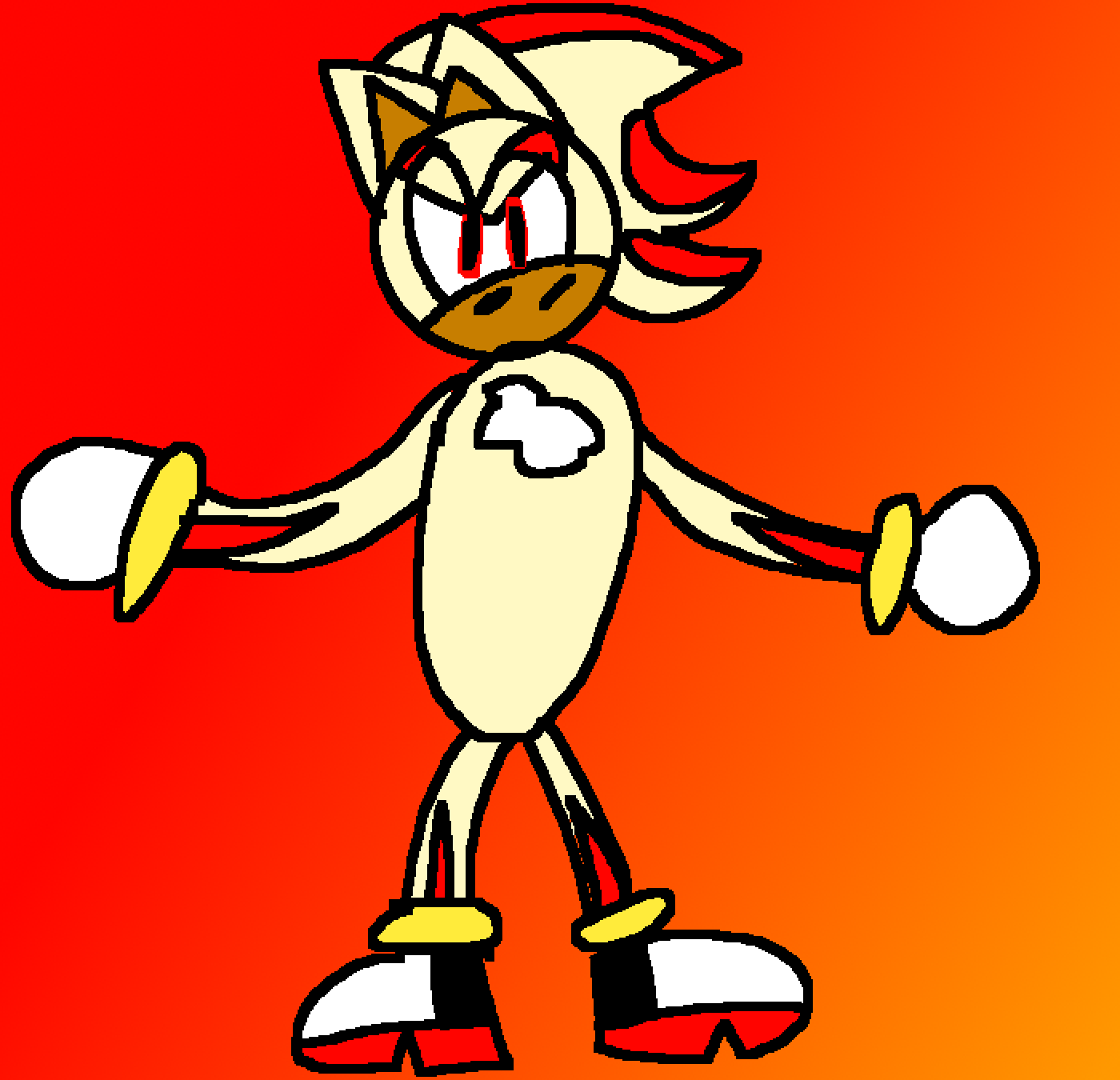 Pixilart - Super Shadow by Supa-Sam